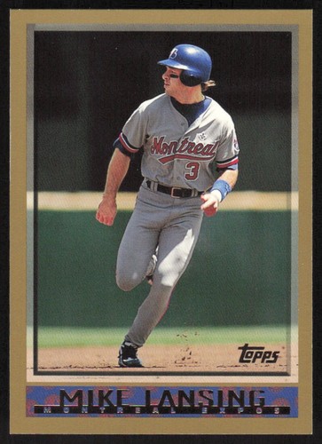 1998 Topps Baseball Mike Lansing #136 Montreal Expos | eBay