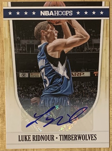 2011-12 NBA Hoops Auto Luke Ridnour Autograph #140 | eBay