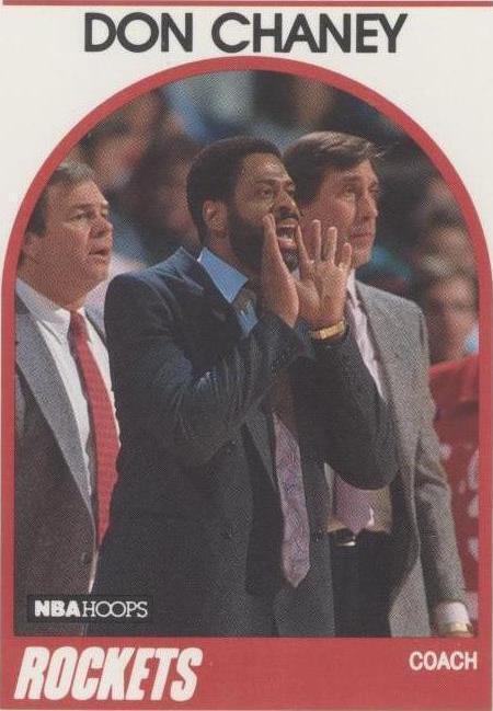 1989-90 NBA Hoops - Don Chaney #123 No Extra Line Next to NBA Coaching ...