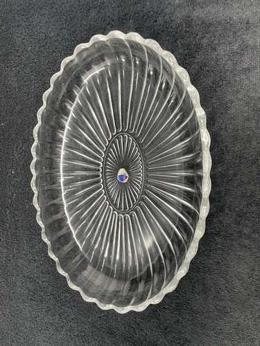 Heisey CRYSTALLITE Oval 12” x 8.5”Shallow Bowl | eBay