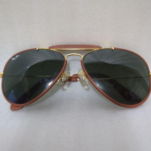 Ray-Ban Gold Frame Sunglasses Case Leathers | eBay