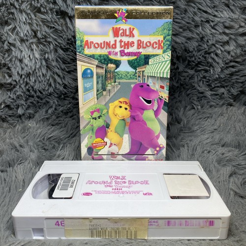Barney - Walk Around the Block with Barney VHS 1999 Classic Collection ...