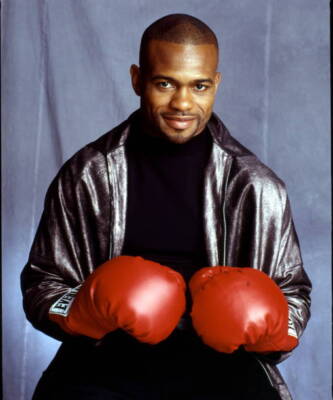 Portrait Of American Boxer Roy Jones Jr New York New York 1997 Old ...