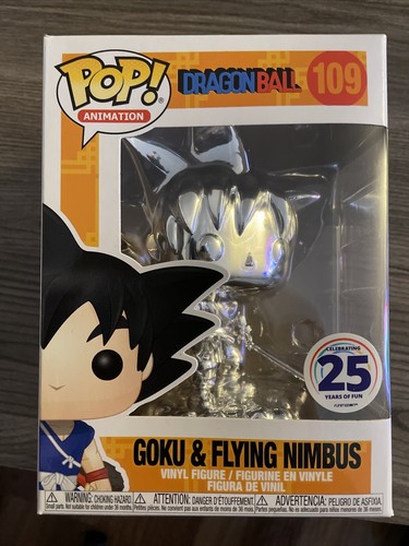 Funko Pop! DragonBall Goku & Flying Nimbus #109 Funimation 25 Years ...