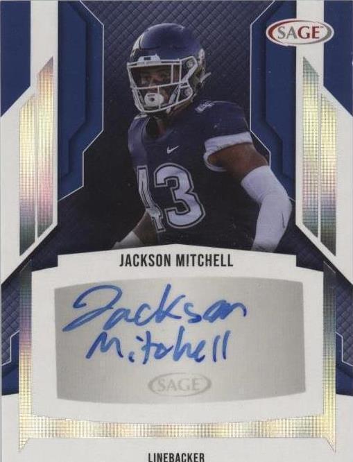 2024 SAGE HIT Low Series - Autographs Jackson Mitchell #A-JM6 Silver ...