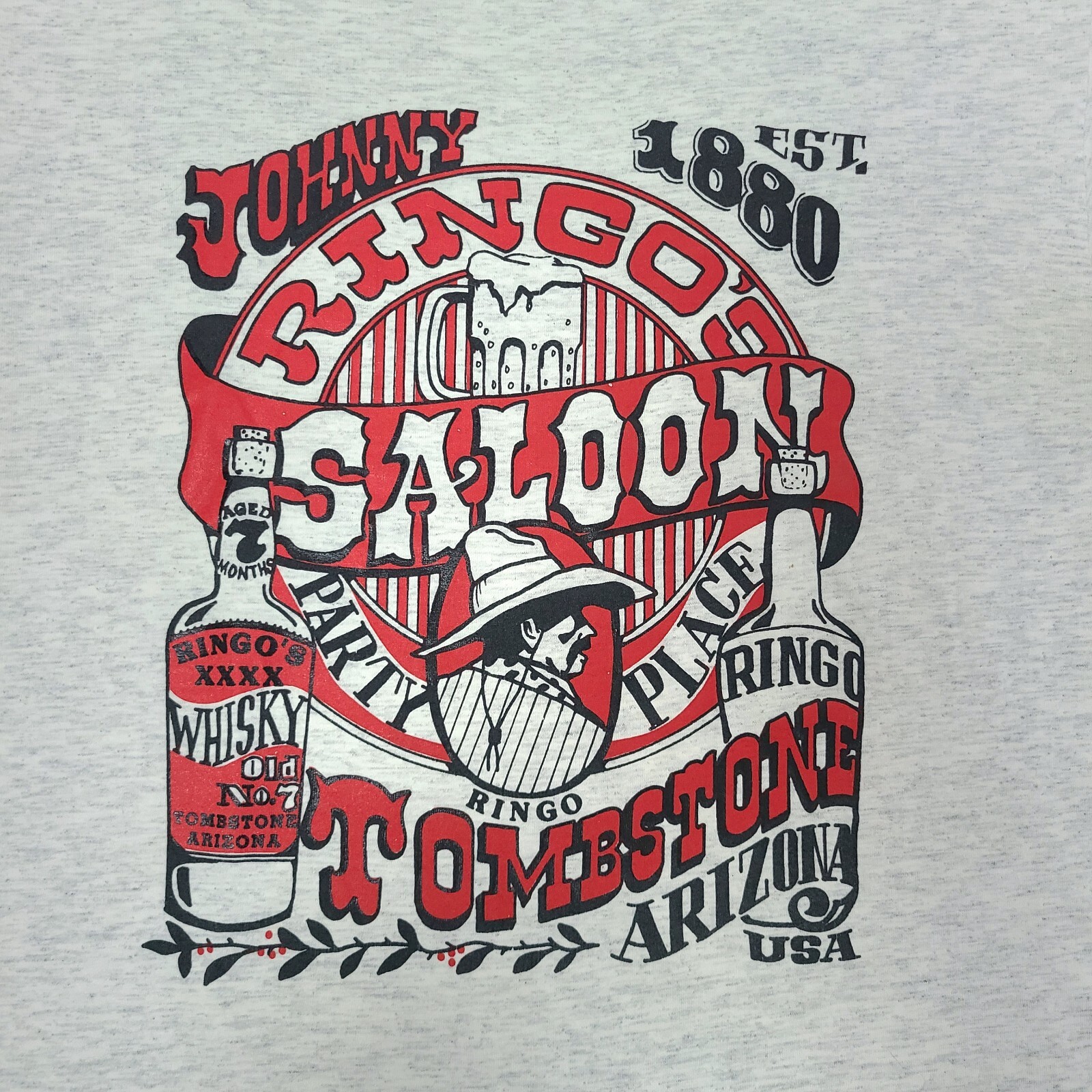 Vintage 90s Johnny Ringo's Saloon Tombstone AZ T-shir… - Gem