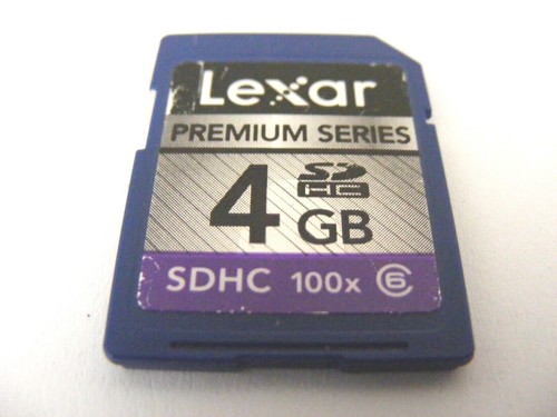 4GB SDHC Card Class 6 100x ( 4 GB SDHC Karte ) LEXAR gebraucht | eBay.de