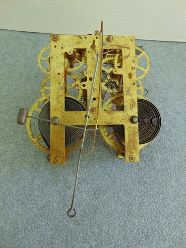 ANTIQUE SESSIONS MISSION WALL CLOCK FRONT MOUNT MOVEMENT PARTS | eBay