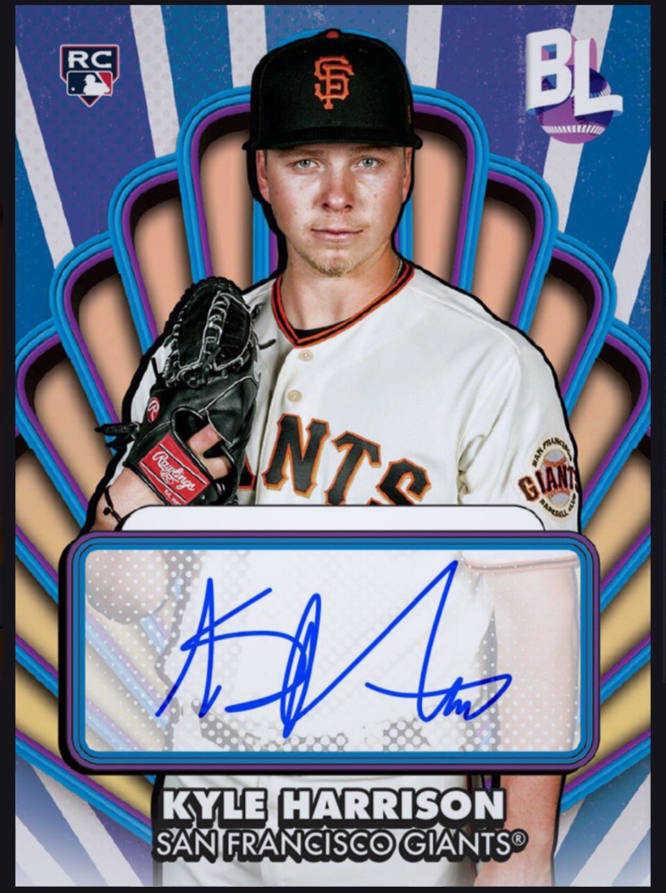 Topps Bunt Big League 2024 Kyle Harrison Rookie Autograph Digital Card ...
