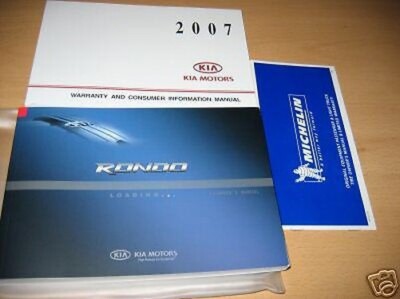 2007 KIA RONDO OWNERS MANUAL OWNER'S NEW SET | eBay Australia
