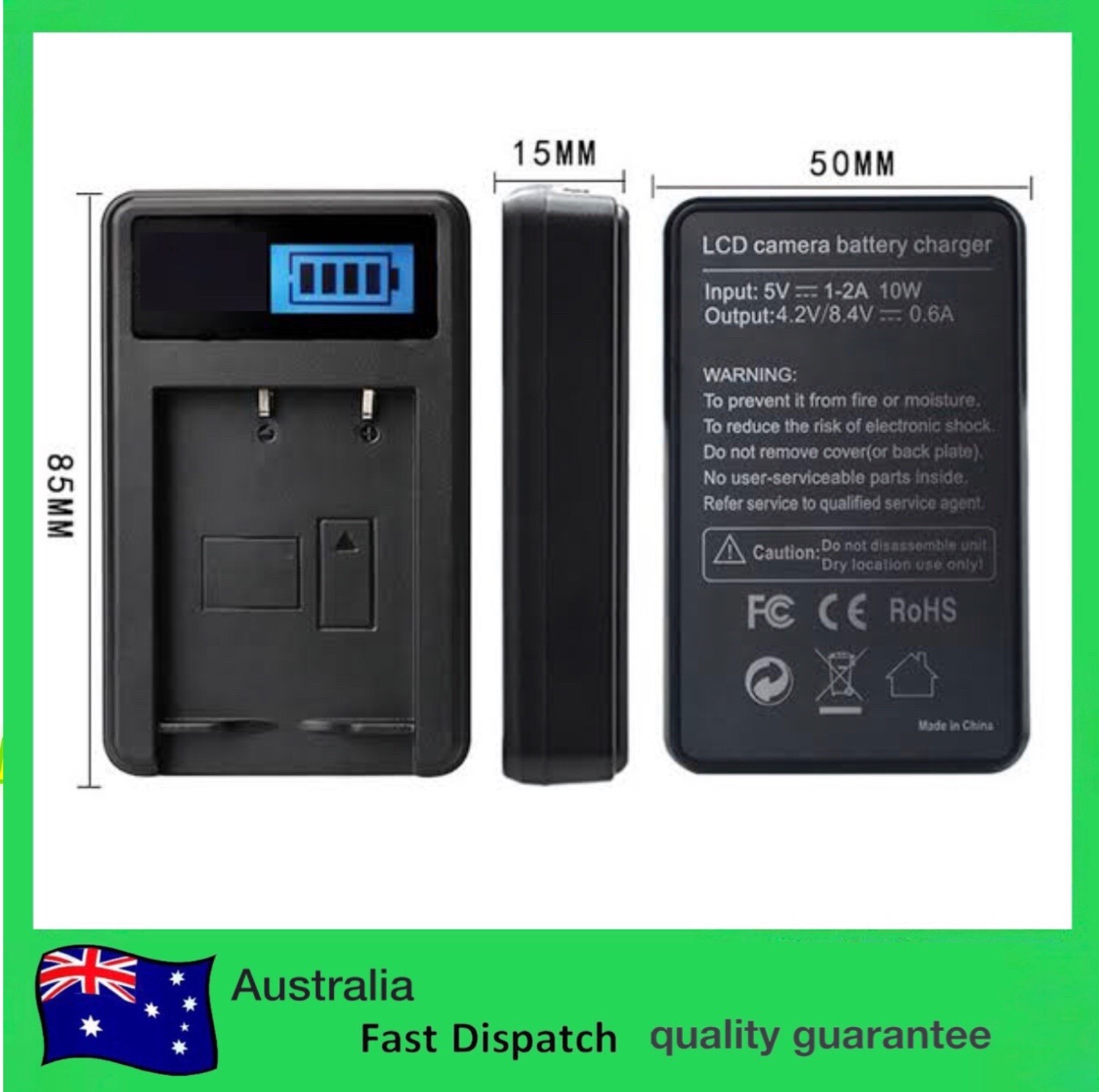 2x GX Battery + Charger For Panasonic Lumix DMC-GX8 DMC-G5 DMC-G6 DMC ...