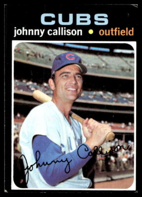 1971 Topps #12 Johnny Callison Chicago Cubs VG-VGEX Crease | eBay