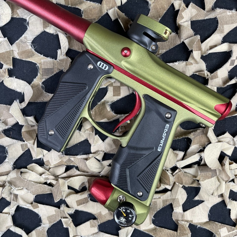 NEW Empire Mini GS Paintball Gun w/ 2 Piece Barrel - Dust Olive/Dust ...