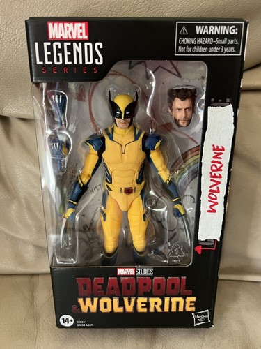 Marvel Legends Deadpool and Wolverine Hugh Jackman Yellow Suit ...