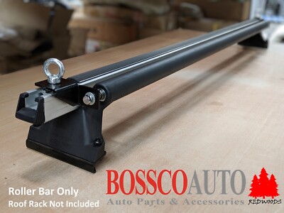 Heavy Duty Roof Rack Black Ladder Roller Bar - 1260mm | eBay Australia