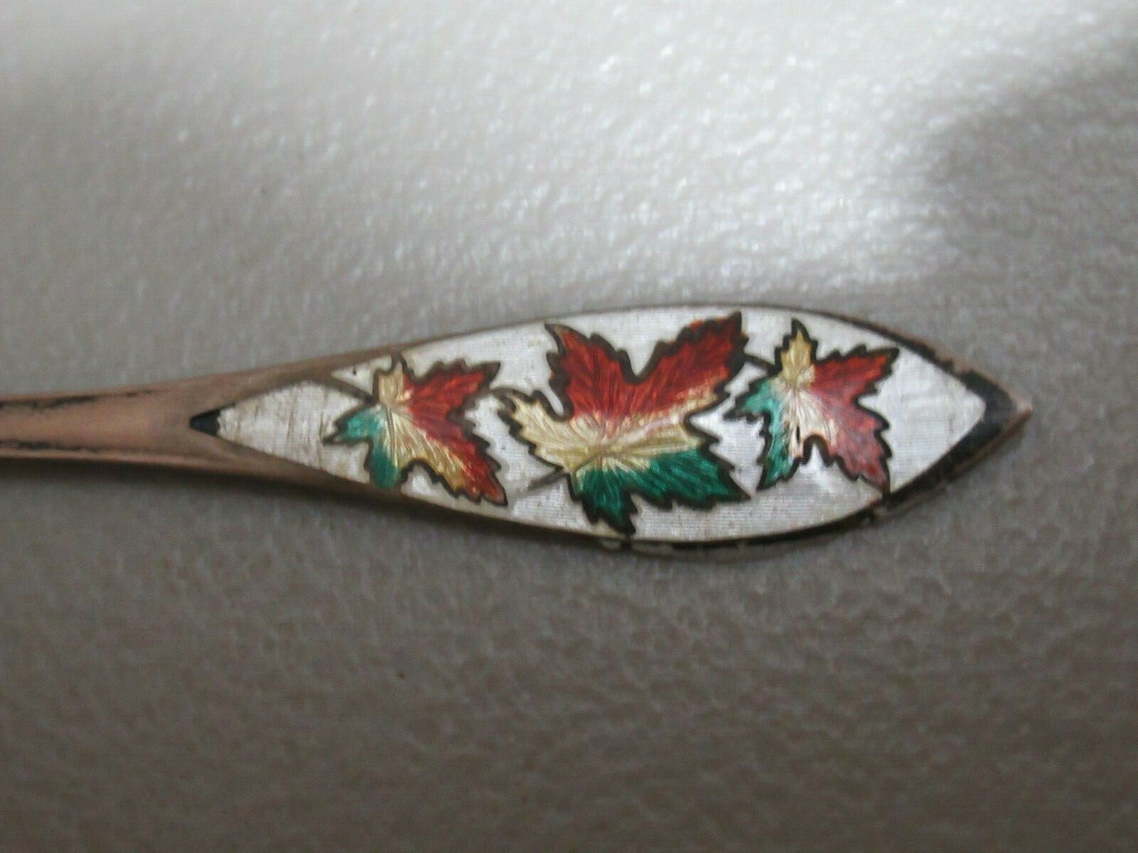 Rare Antique Sterling Silver Spoon, Quebec Commemorative, BMCo, Made in ...