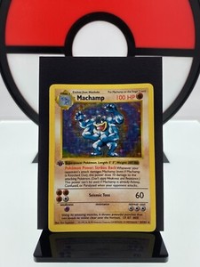 Machamp 1999 Pokemon Game #8 1st Edition Holo (Shadowless) Price Guide ...
