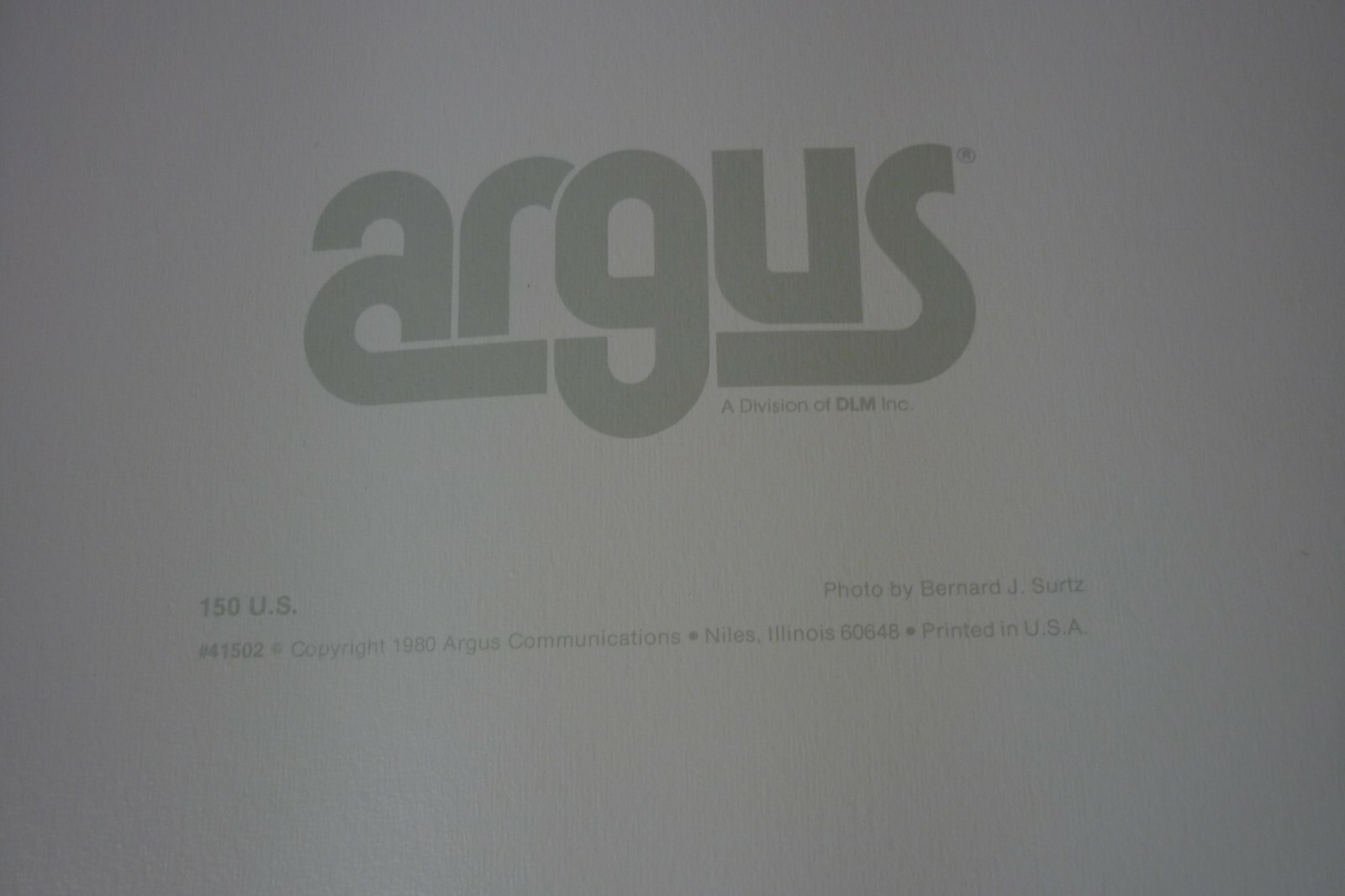 1980 VINTAGE NOS ARGUS POSTER 21" X 14" 2 CHILDREN PLAYING GIRLS ...