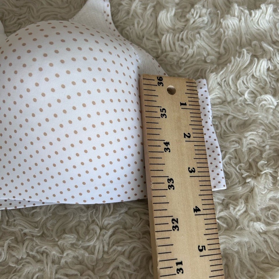 Warner's White and Pink Polka Dot Bra SIZE 38B | eBay