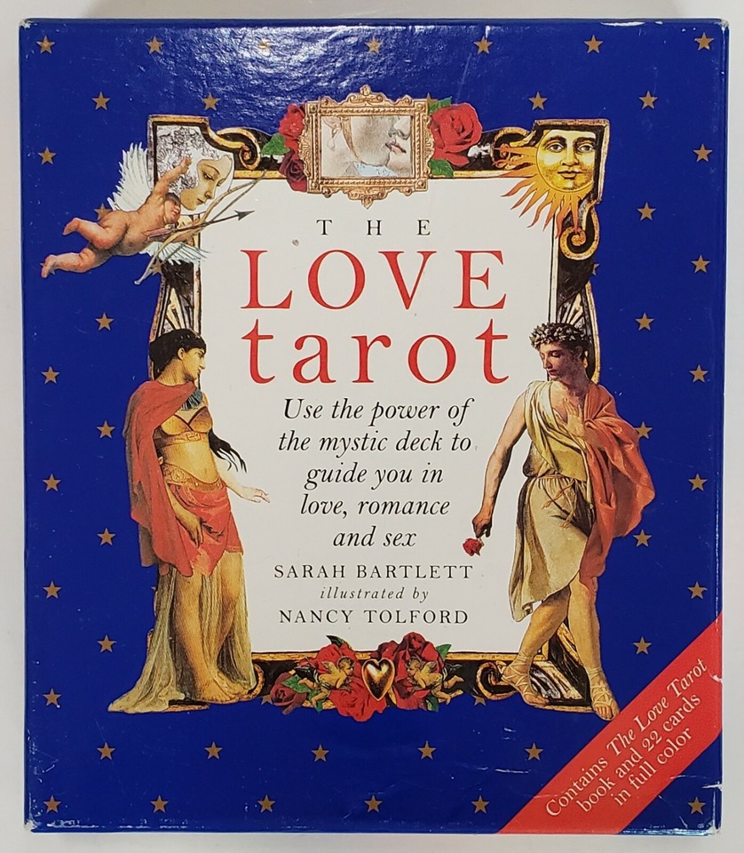 The Love Tarot Box Set by Sarah Bartlett Deck (1995, 22 Cards ...