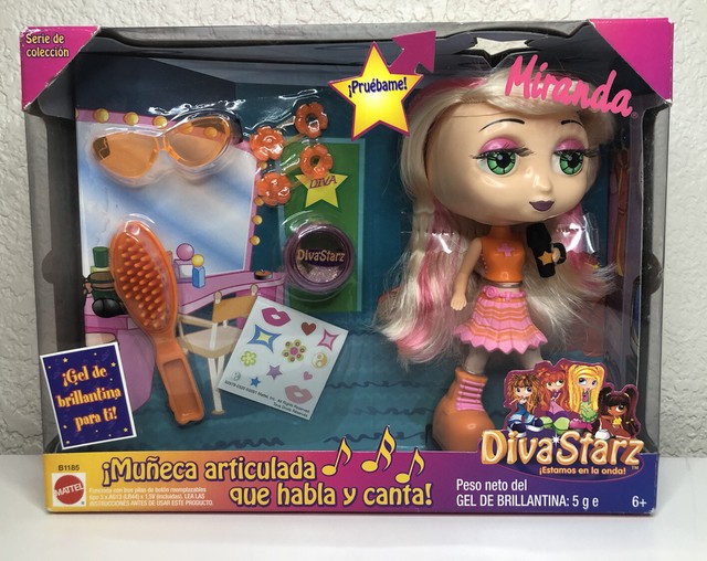 Mattel 2002 Fashion Diva Starz Miranda Glow in The Dark Not Talking for ...