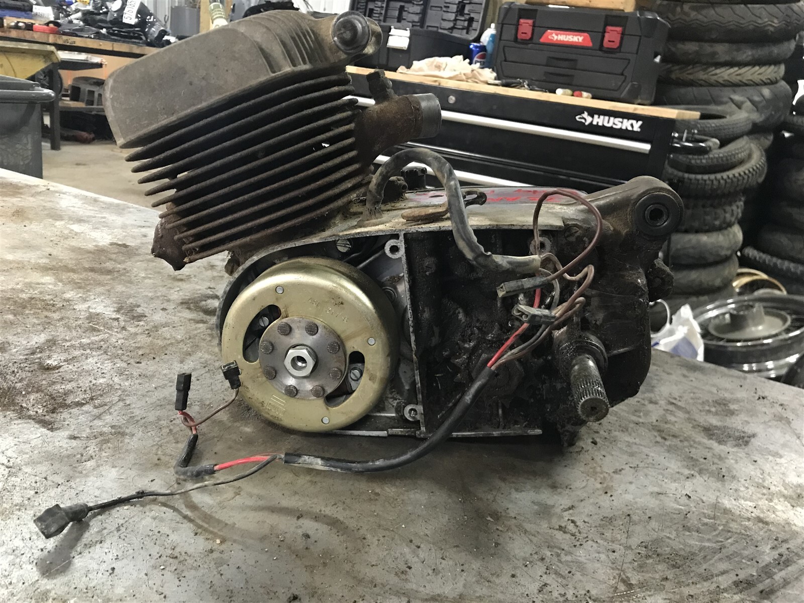73 AMF Harley Davidson Z90 Engine Motor | eBay