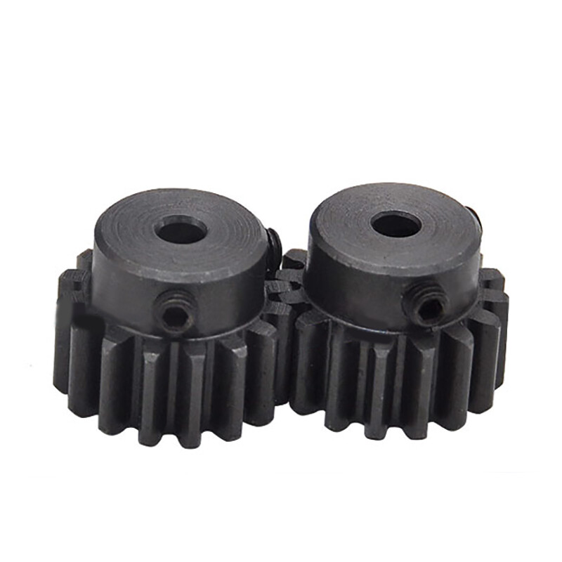 Mod 1.5 Steel Pinion Gear Spur Gears 15-80 Teeth 5-30mm Bore With Screw ...