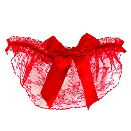 Sexy Womens Micro Thongs G String Panties Sheer Lace Cheeky Underwear ...