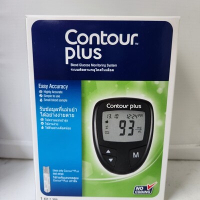 Blood Sugar Tester Contour Plus Blood Glucose Monitoring System | eBay