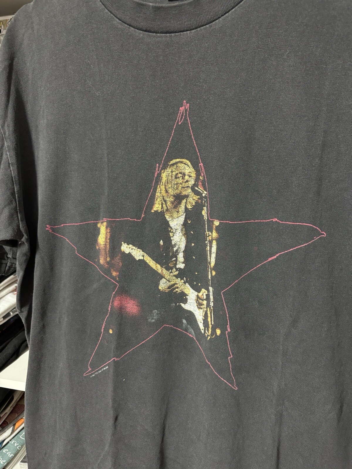 Kurt Cobain 1996 Vintage Tshirt AUTHENTIC Giant Tag … - Gem