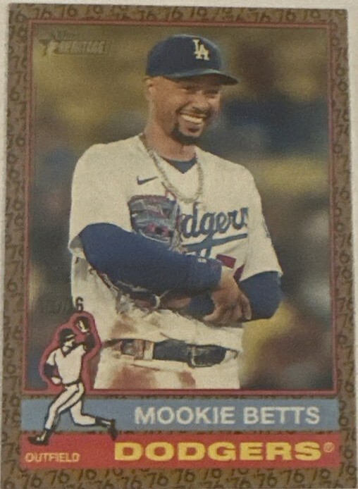 2025 Topps Heritage - High Number SP Mookie Betts #487 Color of the ...