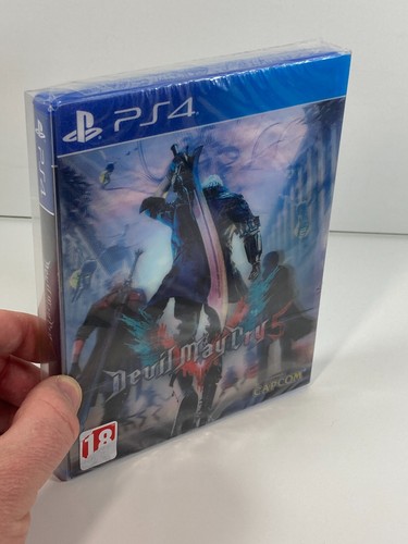 Sony Playstation 4 PS4 Devil May Cry 5 Sealed Hologram Venticular Cover ...