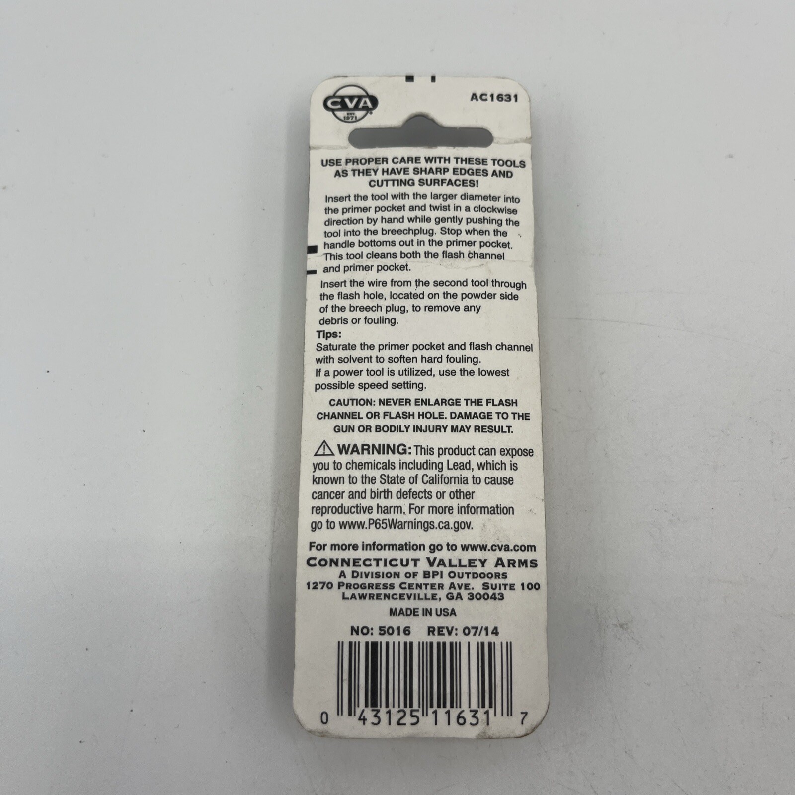 CVA QRBP Breech Plug Cleaning System - AC1631 for sale online | eBay