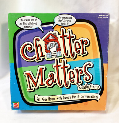 Chatter Matters Family Game - Complete | eBay