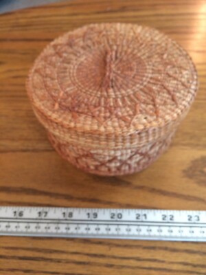 lot of 3 small covered baskets. one shaped like a clam | eBay