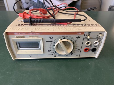 BECKMAN MODEL 350 Industrial VOM Meter For Parts Repair | eBay
