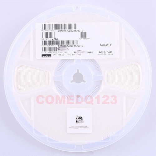 200PCS 1206 330pF 630V U2J ±5% GRM31A7U2J331JW31D Ceramic Capacitor ...