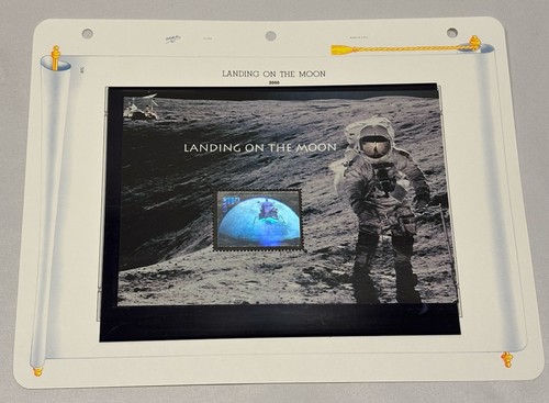 2000 Landing On the Moon Hologram Space Nasa $11.75 US Postage Stamp | eBay