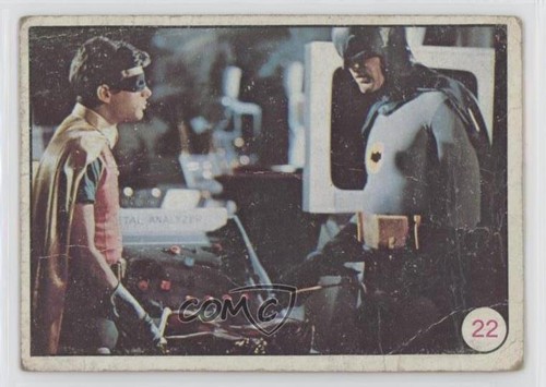 1966 Topps Batman Bat Laffs Robin Burt Ward Adam West (Movie Promo on ...