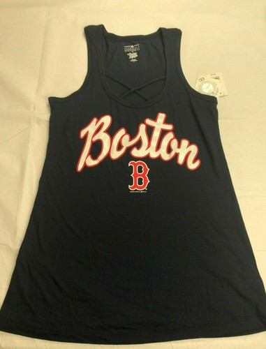 MLB Boston Red Sox Women's Glitter Logo Tank Top - XS/S - Blue - NWT ...