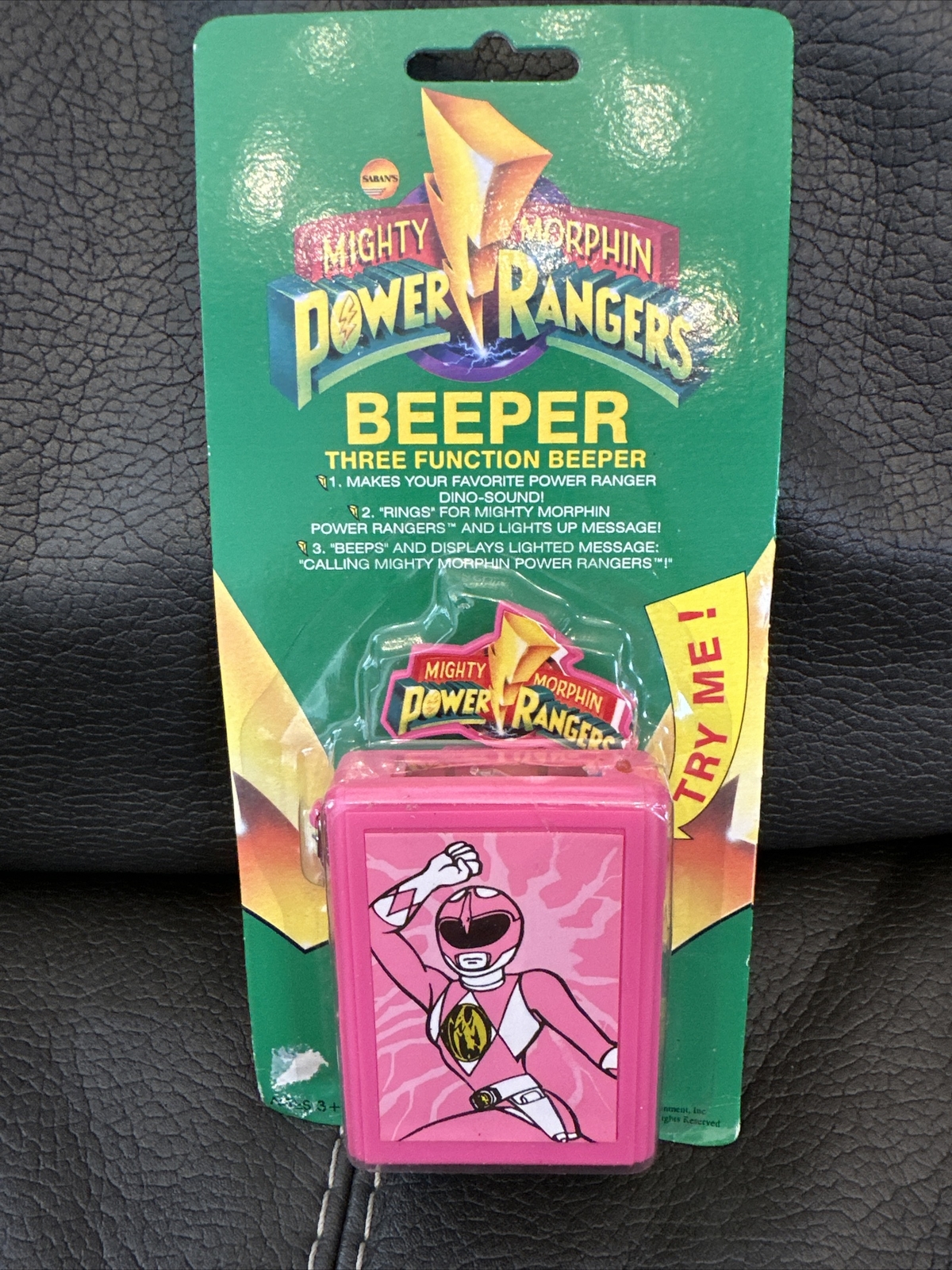Hope 1993 Mighty Morphin Power Rangers Pink Beeper New Sealed | eBay