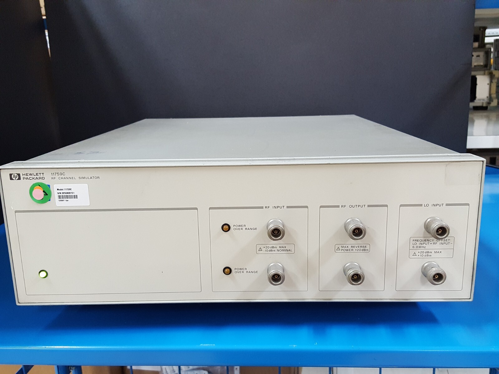 HP 11759C: RF Channel Simulator, As-Is (0151) | eBay