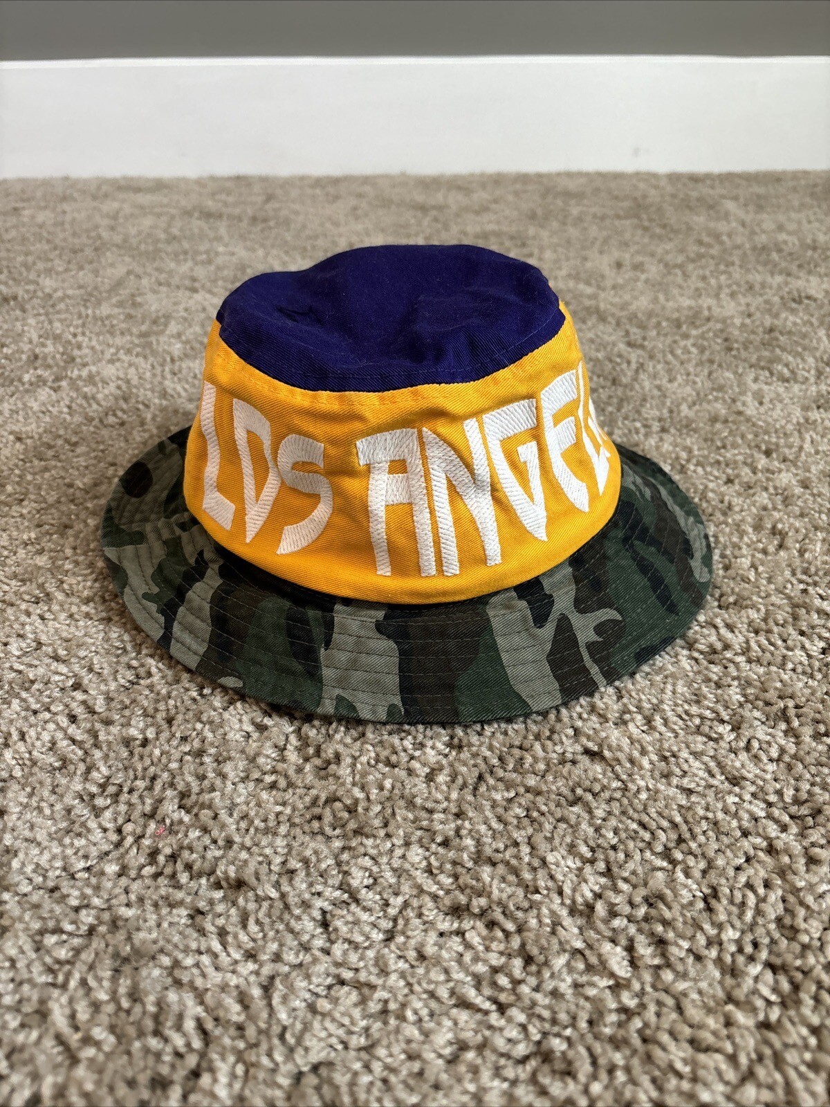 KB Ethos City Hat LOS ANGELES Embroidery Bucket Hunti… - Gem