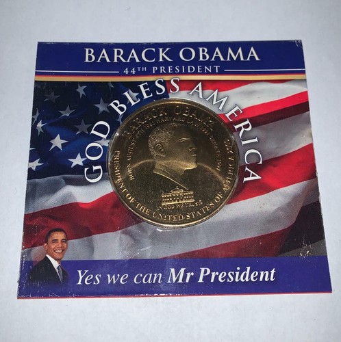 Barack Obama Presidential Commerative Gold Finish Coin | eBay
