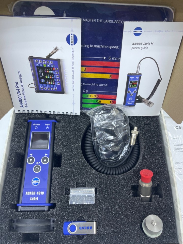 Adash A4910 LUBRI Lubrication and Vibration Analyzer Kit | eBay