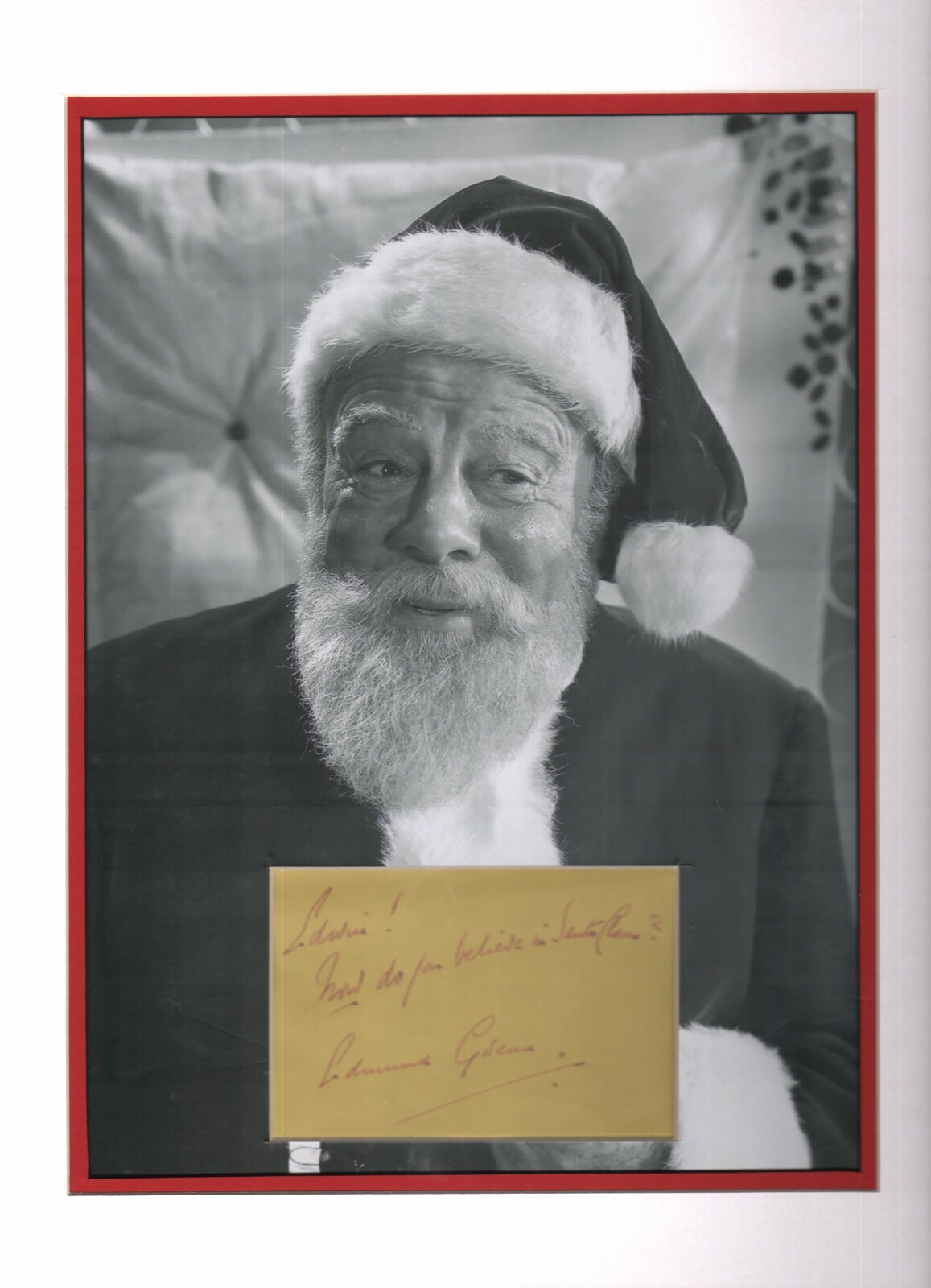 Edmund Gwenn Santa