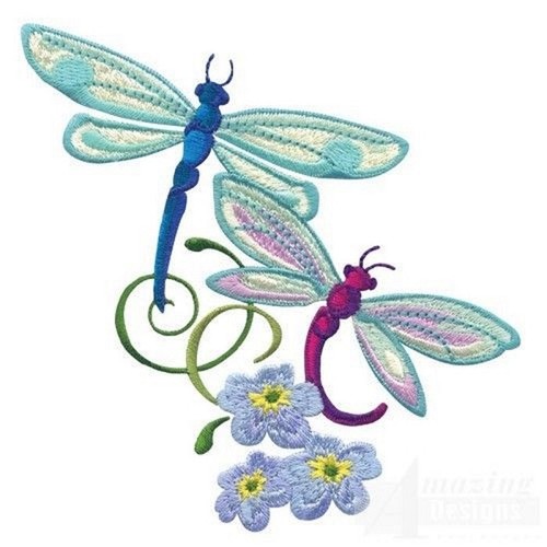 44 Dragonfly Dreams Machine Embroidery Designs on USB | eBay