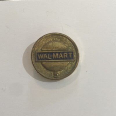 Walmart 5 Year service Award employment employee Vest lapel hat pin ...
