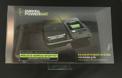 Duracell Powermat 24-Hour Power System for iPhone 4/4s - Black | eBay