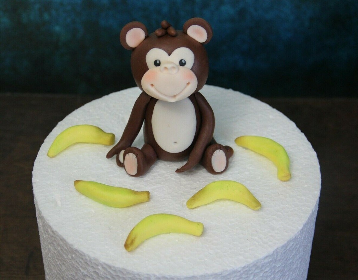 Monkey Cake Decorations 3d Monkey Cake In Dark Oak Brown